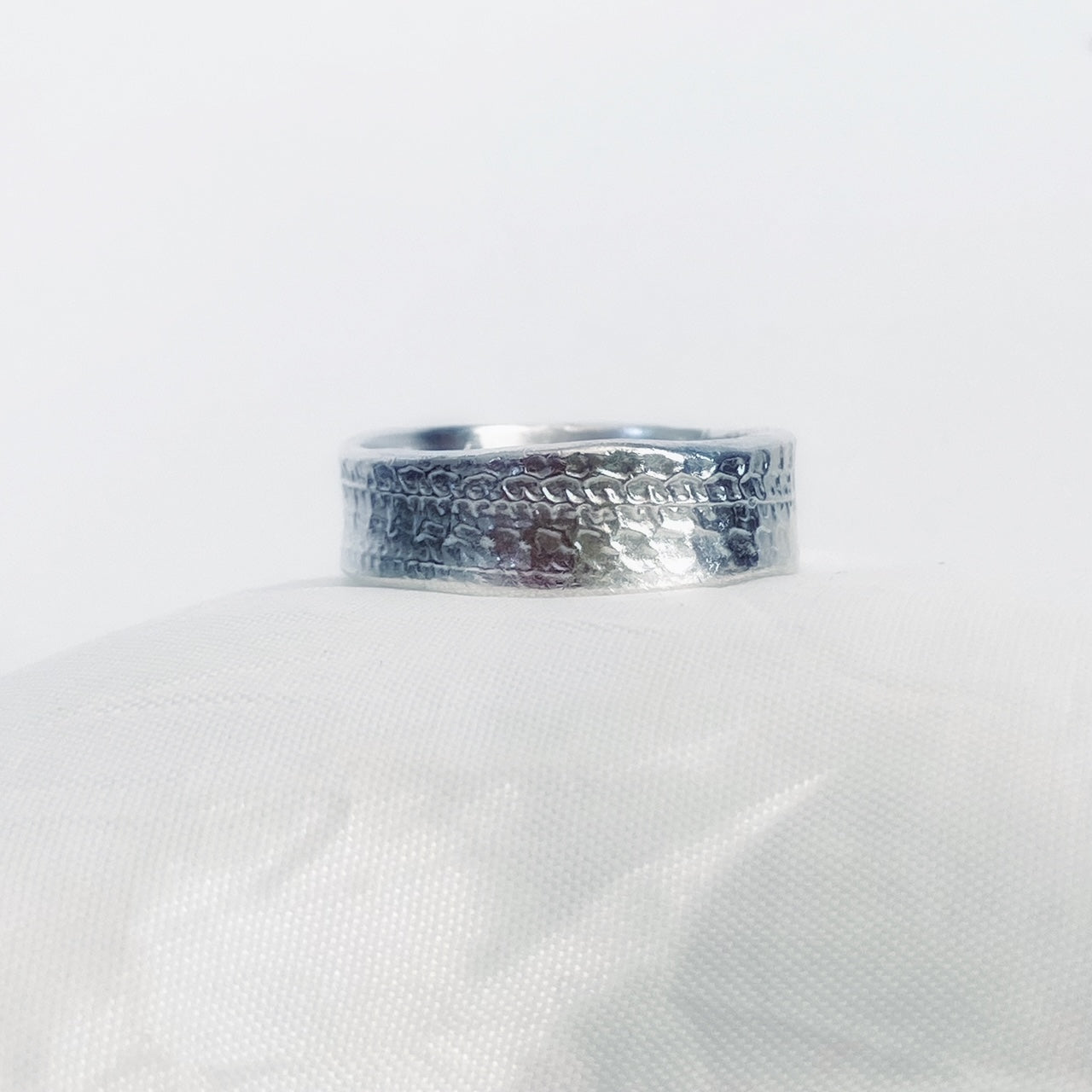 mina ring | wide sterling silver - fortenna jewelry